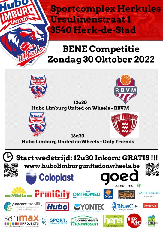 BENE competitie in Herk-de-Stad – Hubo Limburg United on Wheels